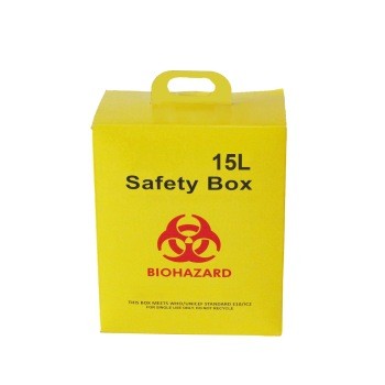 2.5L Custom Logo Cardboard Paper Sharp Container Box Safety Box For ...