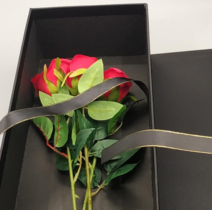 Custom Logo Printing Handmade Paper Box , Luxury Paper Flower Box