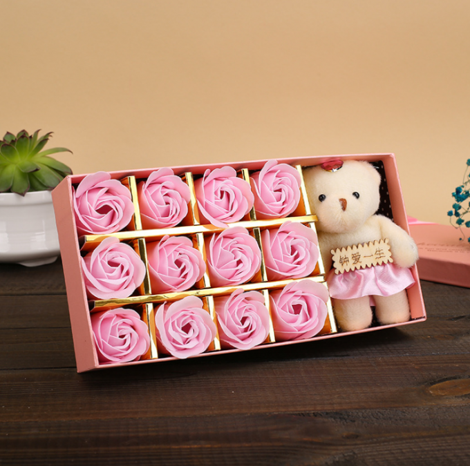 CMYK 4 Color Offset Printing Recycled Cardboard Gift Boxes Custom Size