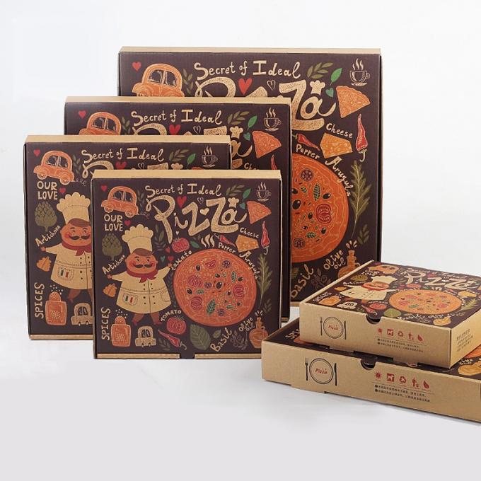 Kinghorn Eco Friendly Food Packaging Pizza Box Corrugated Paper