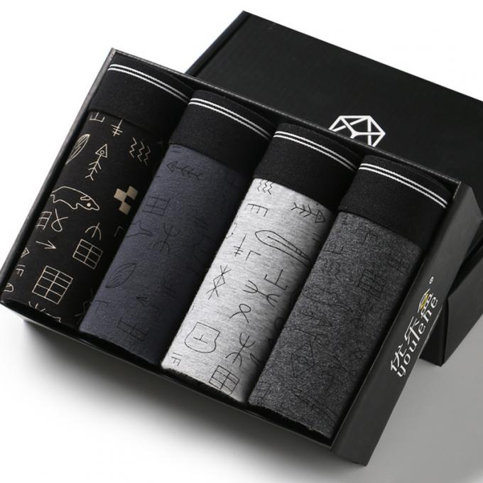 OEM Service Recyclable Custom logo paper box mens underwear packaging box