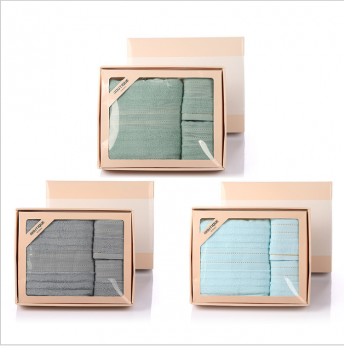 16X10.5X6.5 Cm Towel Gift Box Recycled Materials With Handle Bag