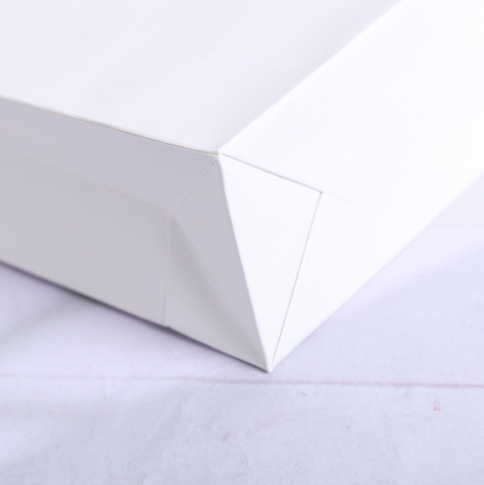 Customized Printing Card Paper Bags With Handles For Clothing Shopping