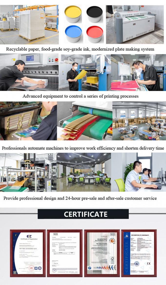 Flocking 450gsm Recycled Cardboard Corrugated Paper Box